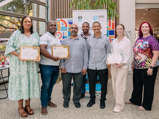 EGS Staff Member Wins UCT Safety Champion Award | Environmental ...